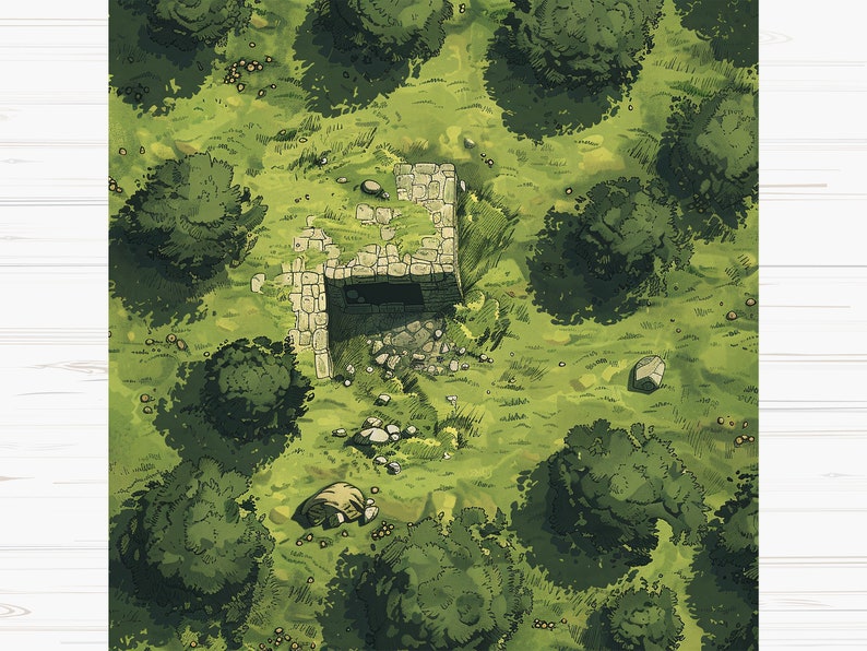 RPG Battlemap Pack Grasslands 100 Maps for D&D, Pathfinder, and Other TTRPGS - Etsy