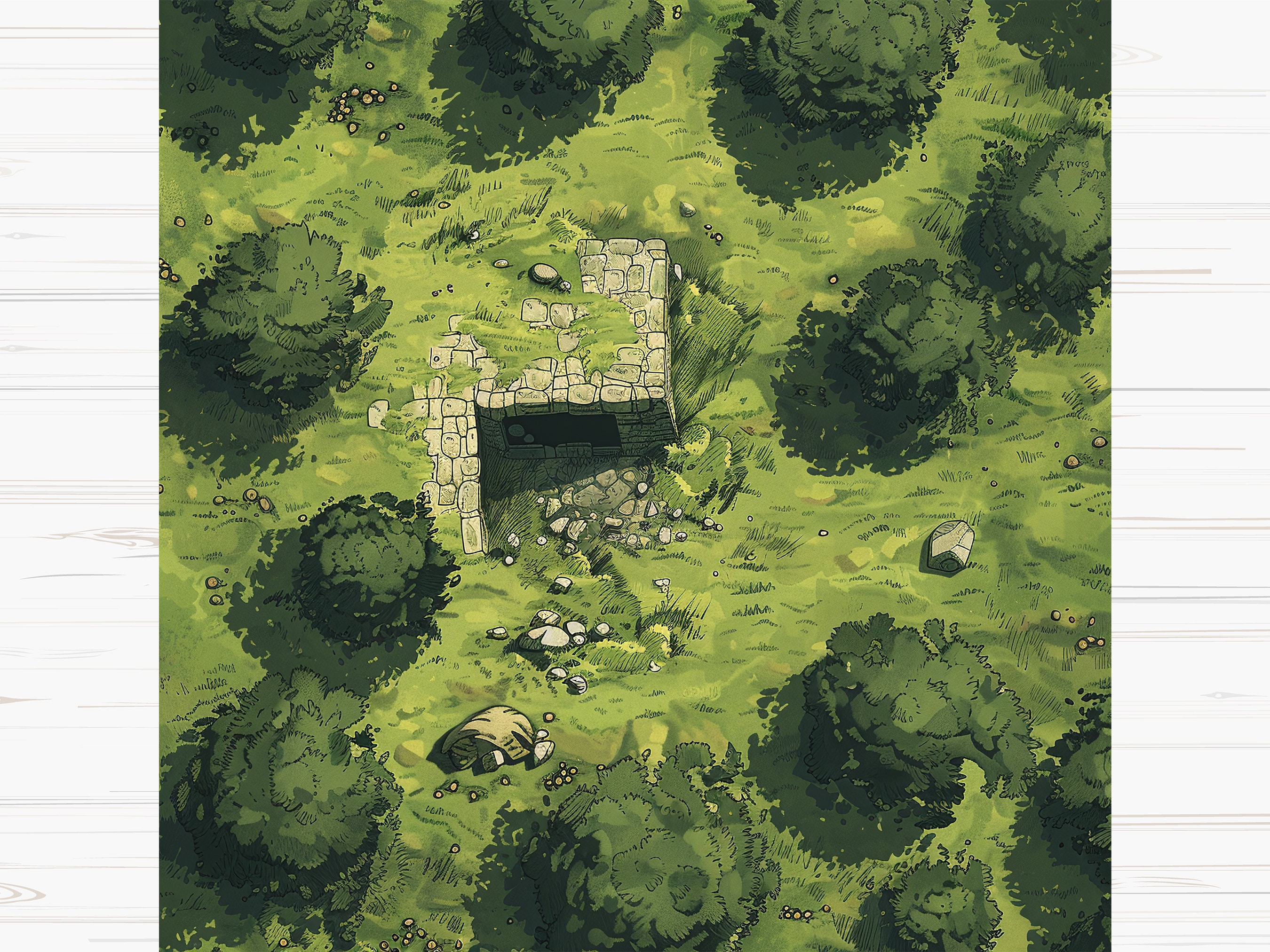 RPG Battlemap Pack - Grasslands | 100+ Maps for D&D, Pathfinder, and ...