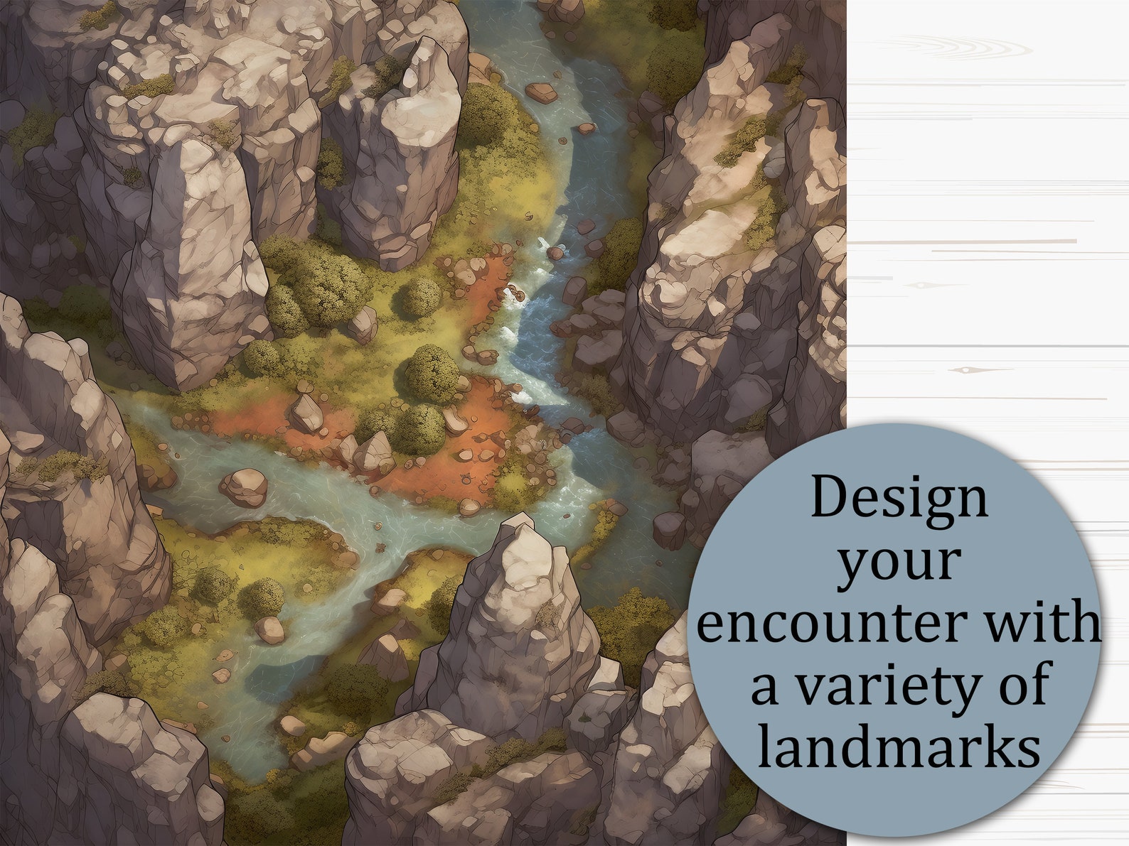 RPG Battlemap Pack - Mountain Pass | 50+ Maps for D&D, Pathfinder, and ...