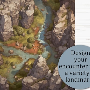 RPG Battlemap Pack - Mountain Pass | 50+ Maps for D&D, Pathfinder, and ...