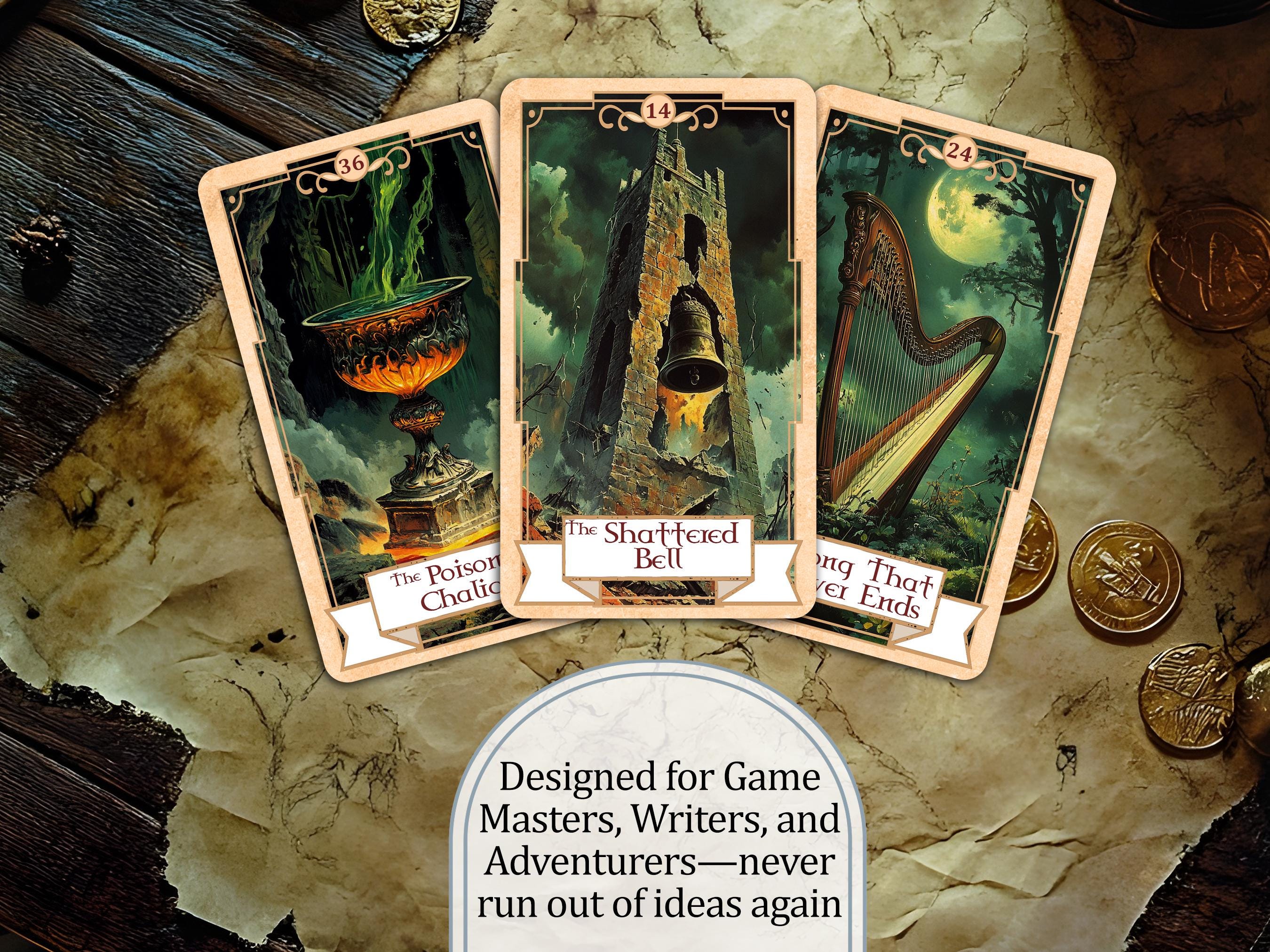 Seeds of Adventure - TTRPG Storytelling Deck | RPG Plot Hook Cards | GM ...