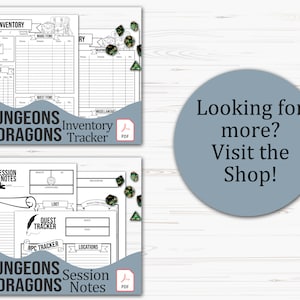 Printable Combat Tracker for Dms | PDF With Fillable Fields | Dungeons ...