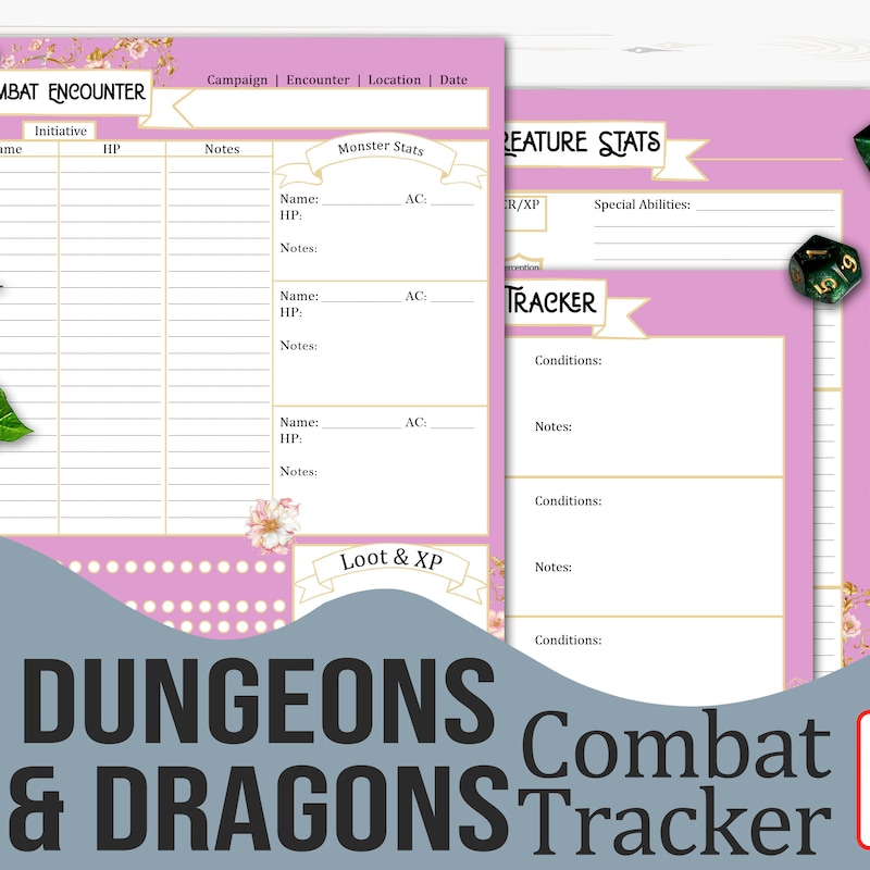 Dnd Combat Cheat Sheet - Etsy