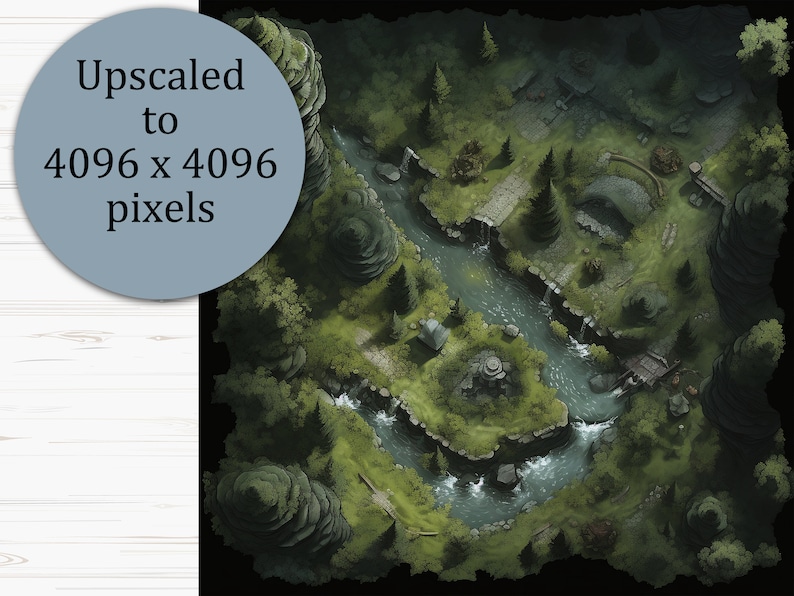 RPG Battlemap Pack - the Dark Forest | 100+ Maps for D&D, Pathfinder ...