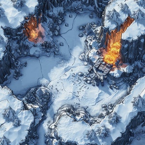 RPG Battlemap Pack - Frozen Tundra | 100+ Maps for D&D, Pathfinder, and ...