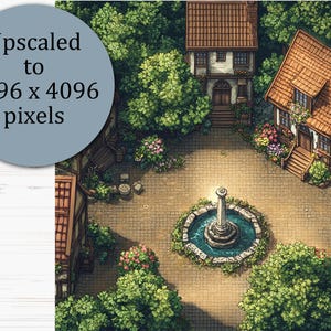 RPG Battlemap Pack - Cozy Cottage Core Town | 100+ Cozy Farming Game ...