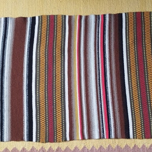 Stunning Traditional Handwoven Finnish Folk Art Weaving Raanu Wall Rug ...