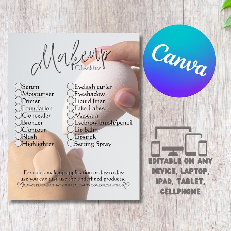 Ultimate Makeup Checklist for Beginners and Pros Essential Beauty ...