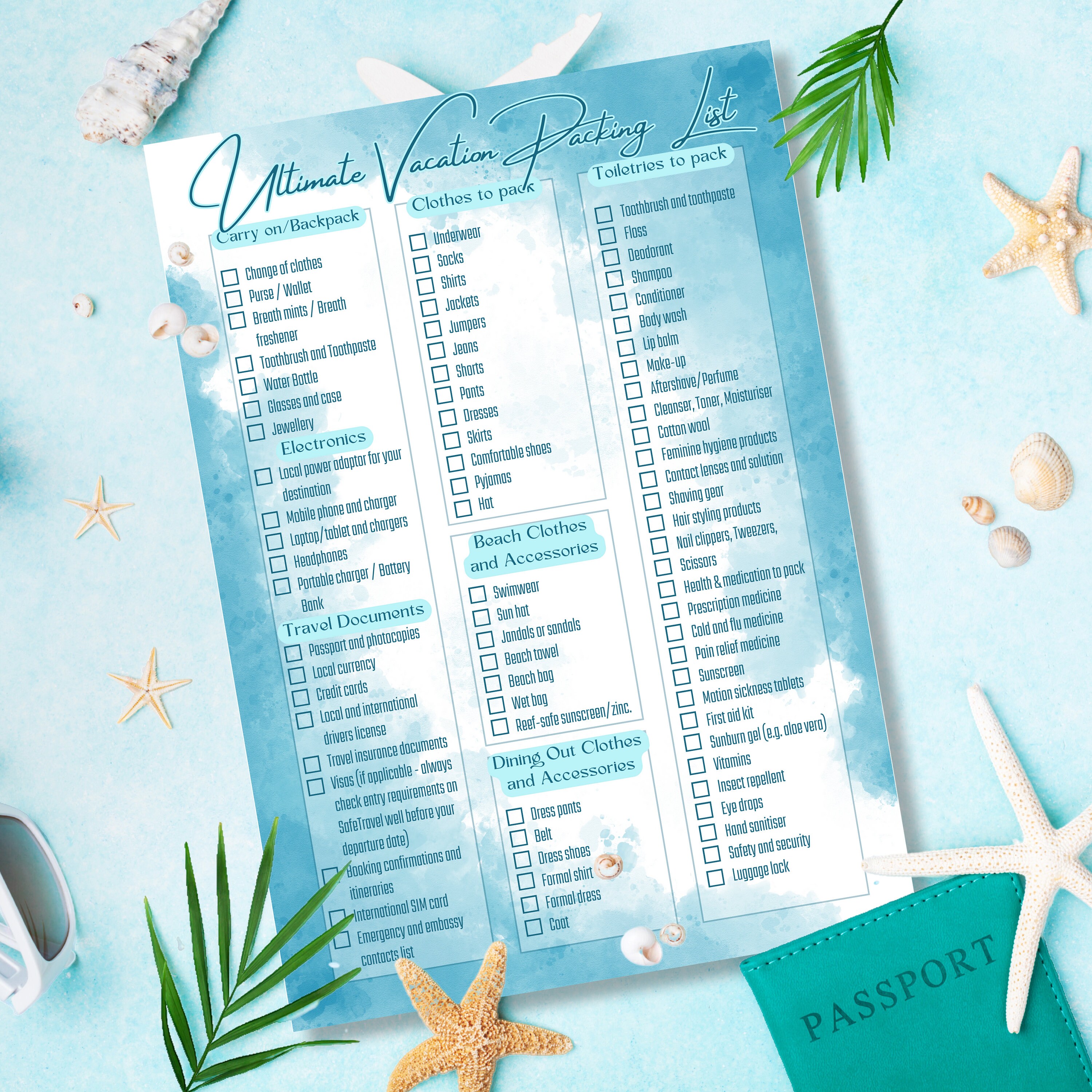 All Inclusive Packing List, Caribbean Cruise Packing List ...