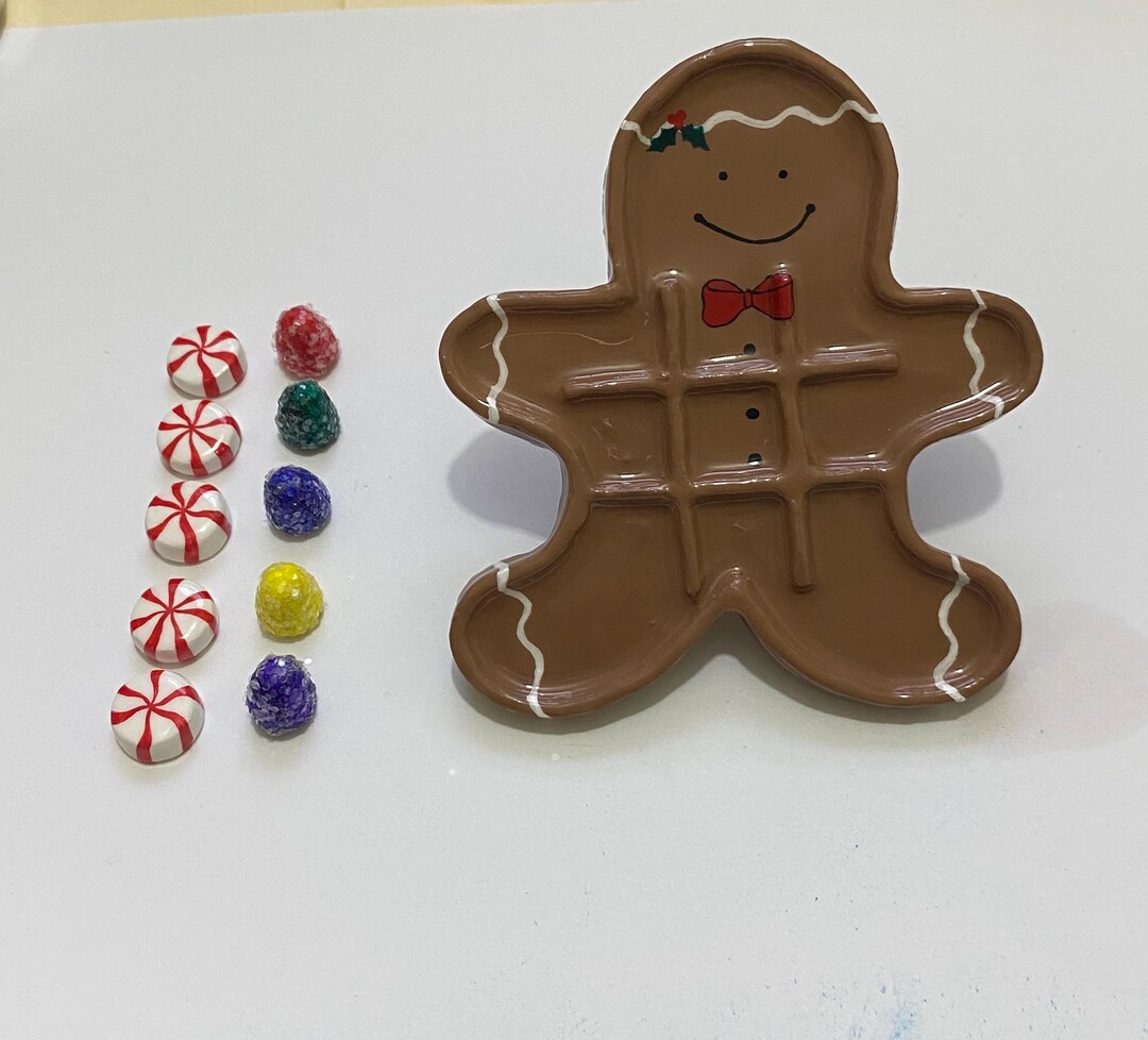 Gingerbread Man Tic-tac-toe - Etsy