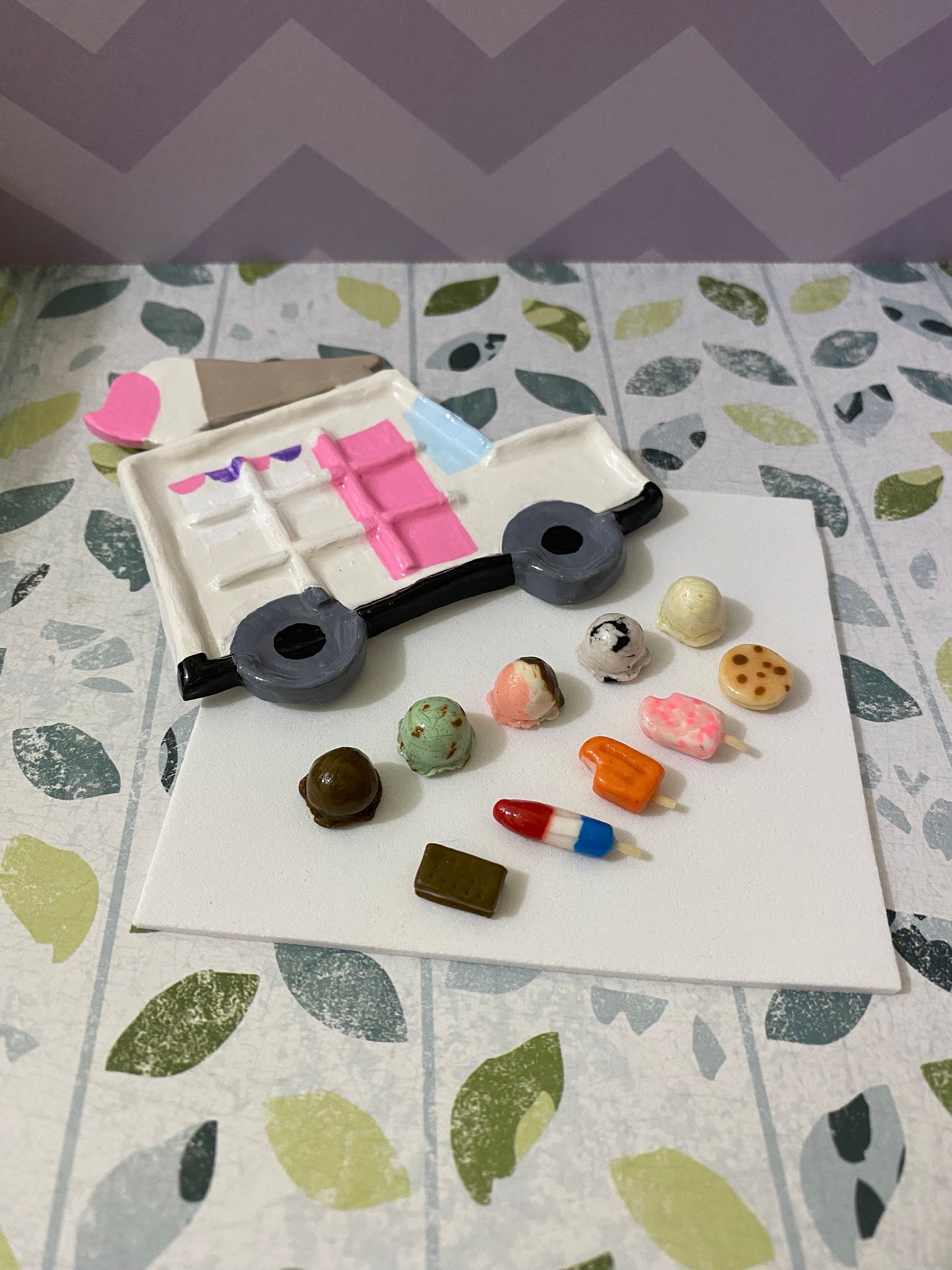 Ice Cream Truck Tic Tac Toe Board - Etsy