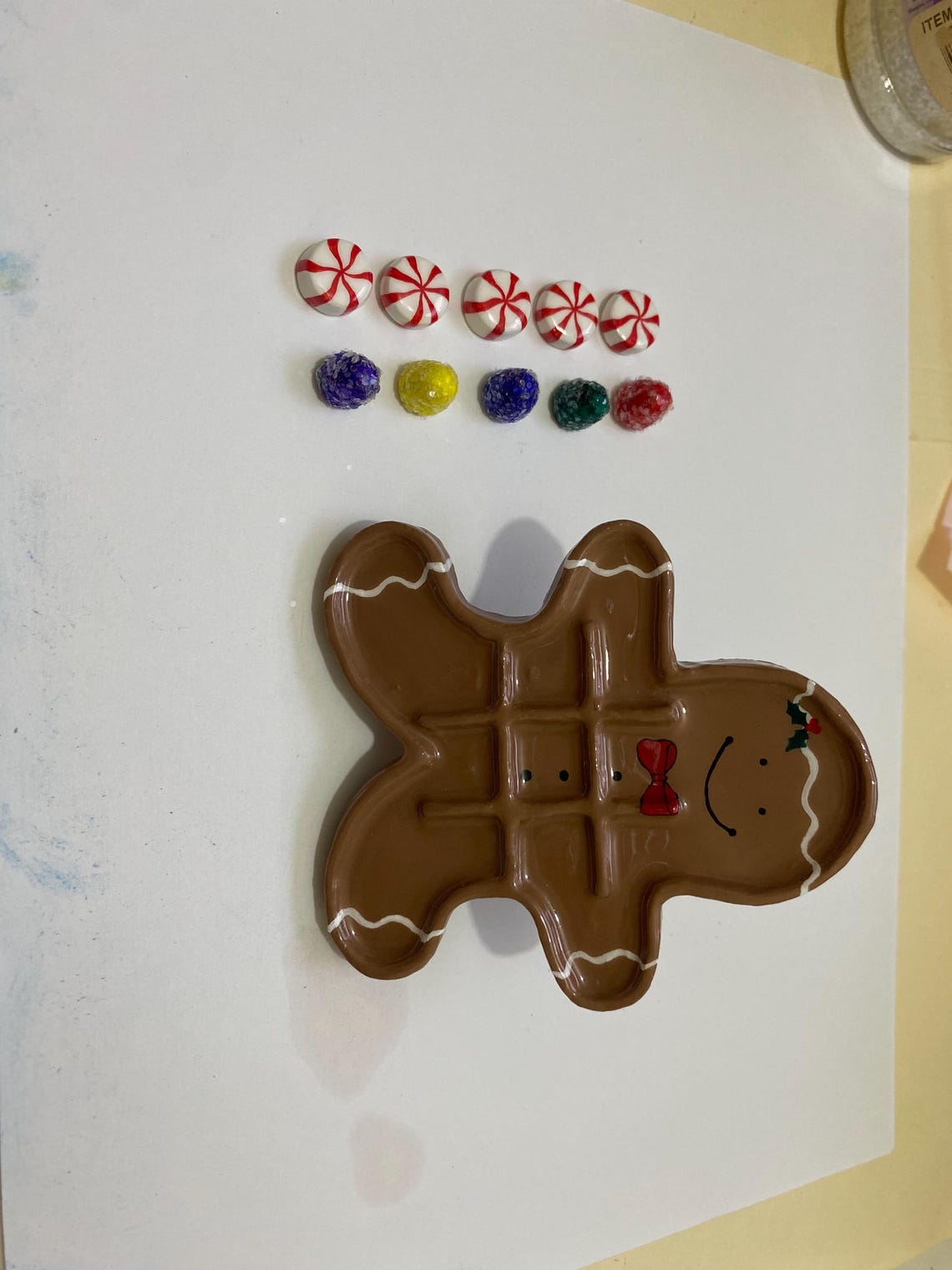 Gingerbread Man Tic-tac-toe - Etsy