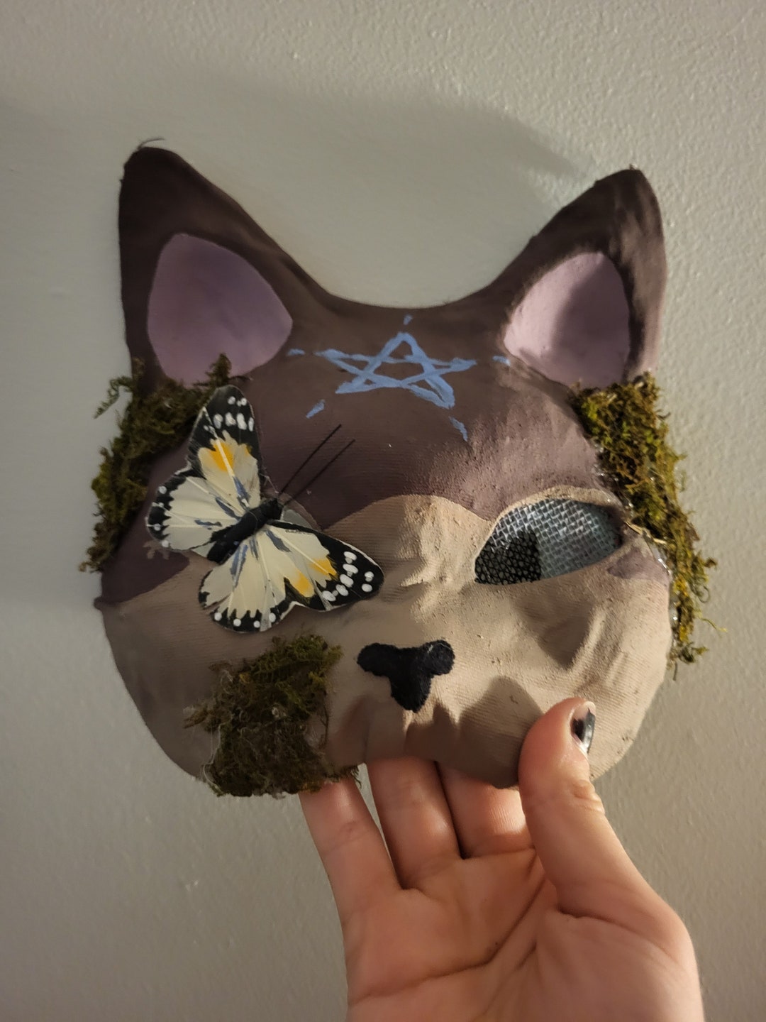Therian Cat Mask - Forest Theme - Etsy