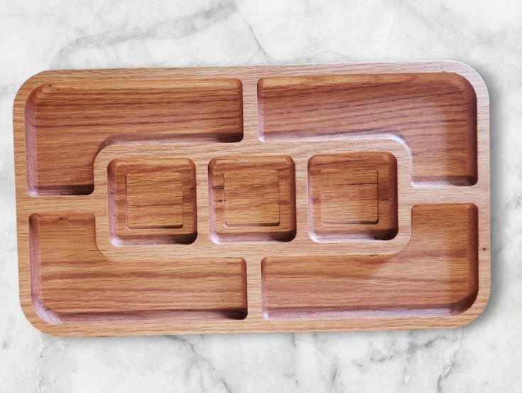 Custom Wooden Condiment Serving Tray Set 9" X 16" - Etsy