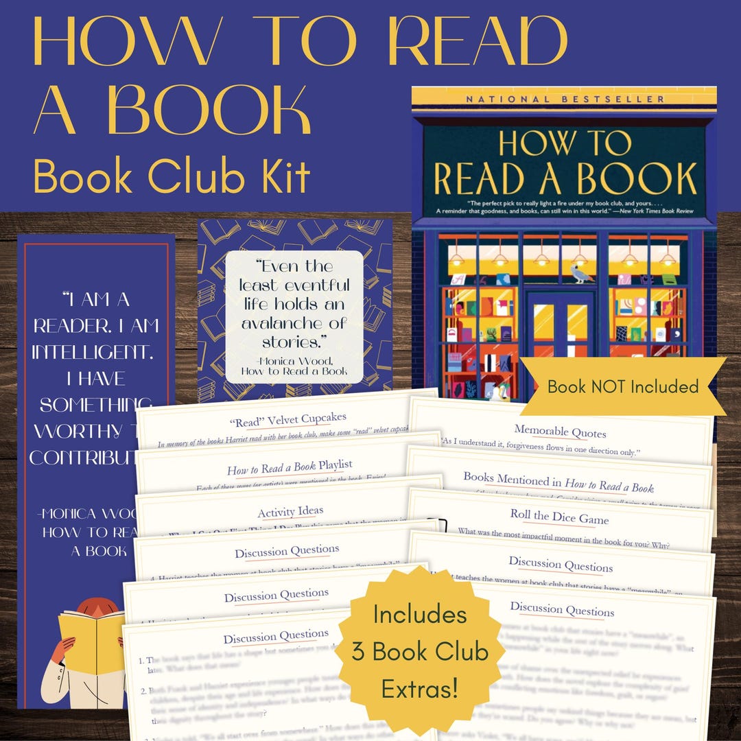 How to Read a Book Book Club Kit | Book Group Discussion Guide for How ...