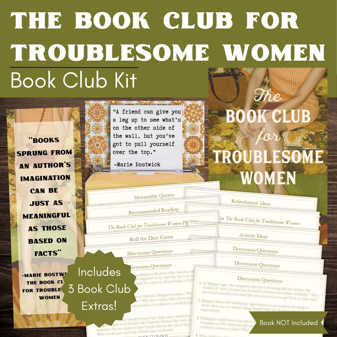 The Book Club for Troublesome Women Book Club Kit and Discussion Guide ...