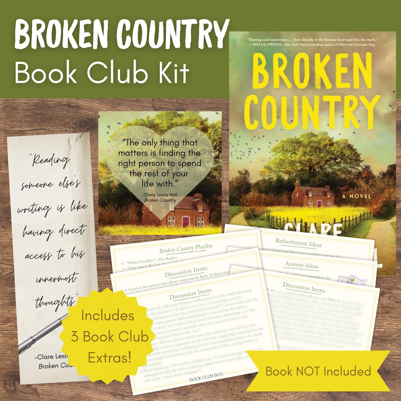 Broken Country Book Club Kit and Discussion Guide |broken Country by ...