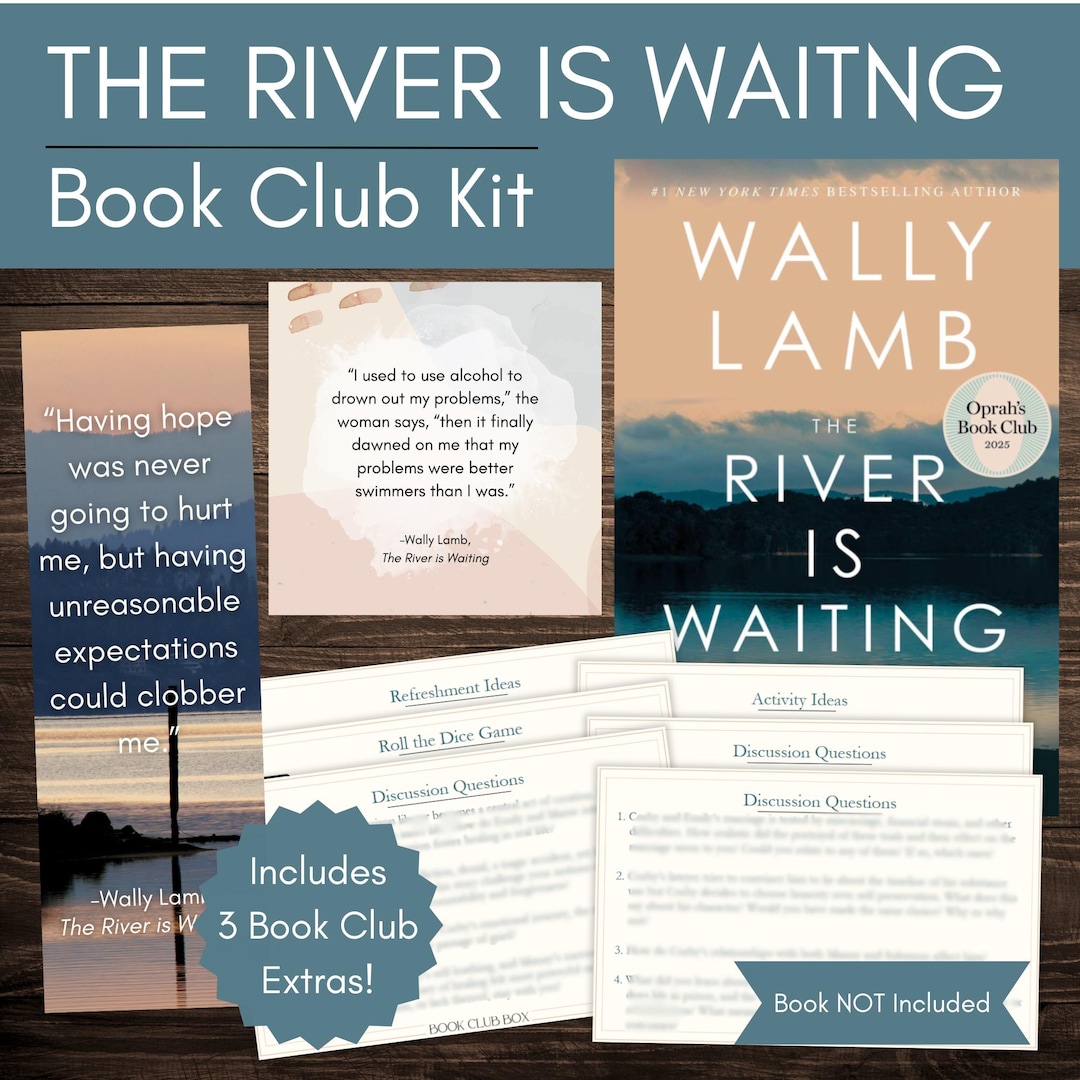 The River is Waiting Book Club Kit | the River is Waiting by Wally Lamb ...