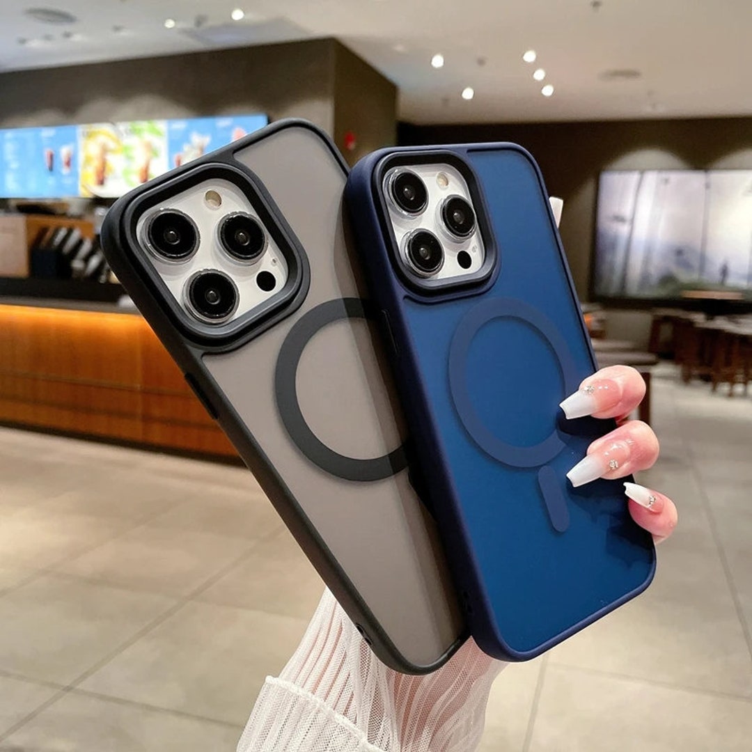 Transparent Luxury Magsafe Matte Case for iPhone 15 14 13 12 11 Pro Max ...