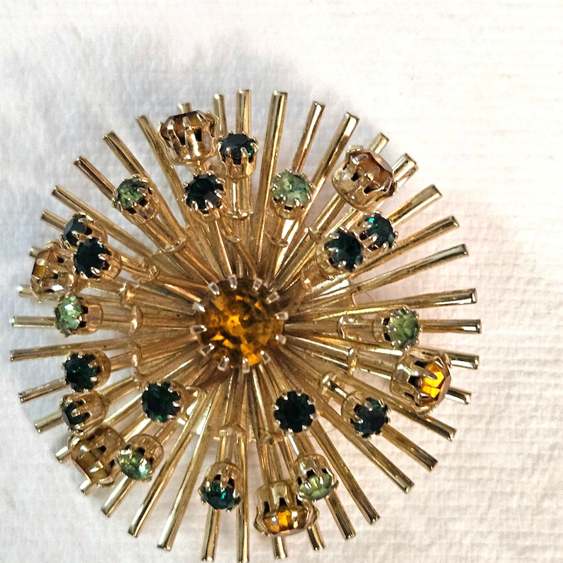 Eye Catching Mid-century Modern Brooch/pendant - Etsy