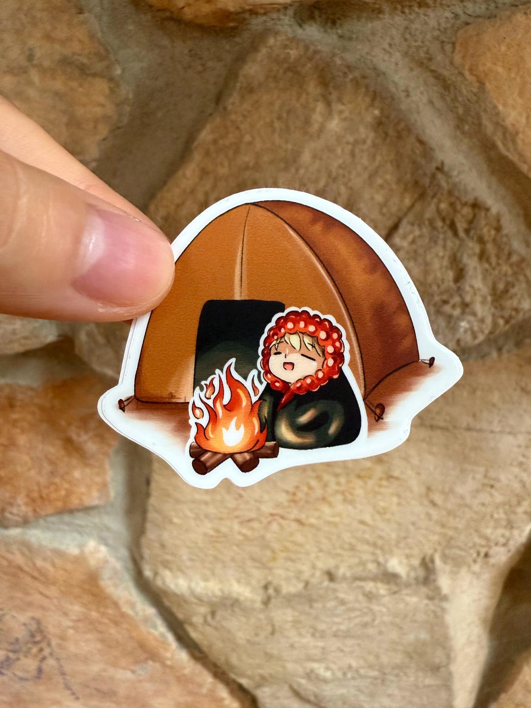 Cute East Asian Food Inspired Chibi Sticker - Onigiri - Etsy