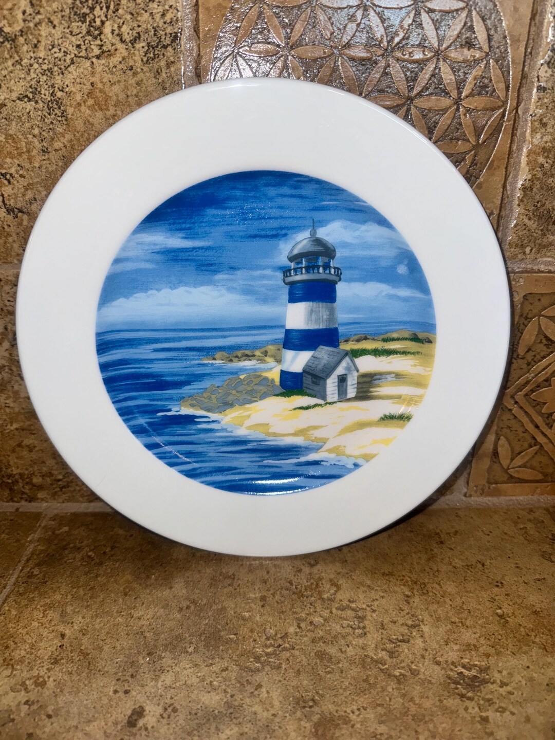 The Cellar Lighthouse Plate - Etsy