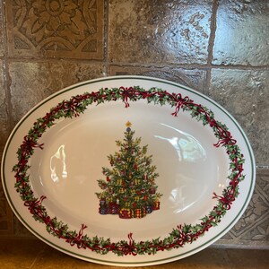 Christopher Radko Christmas Dishes - Etsy