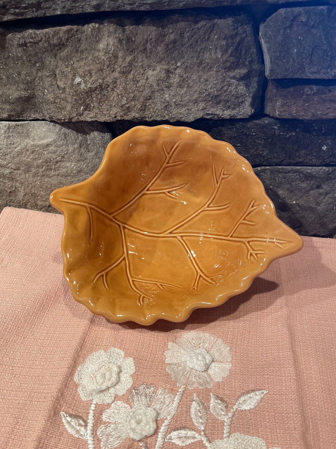 Harvest Leaf Bowl - Etsy