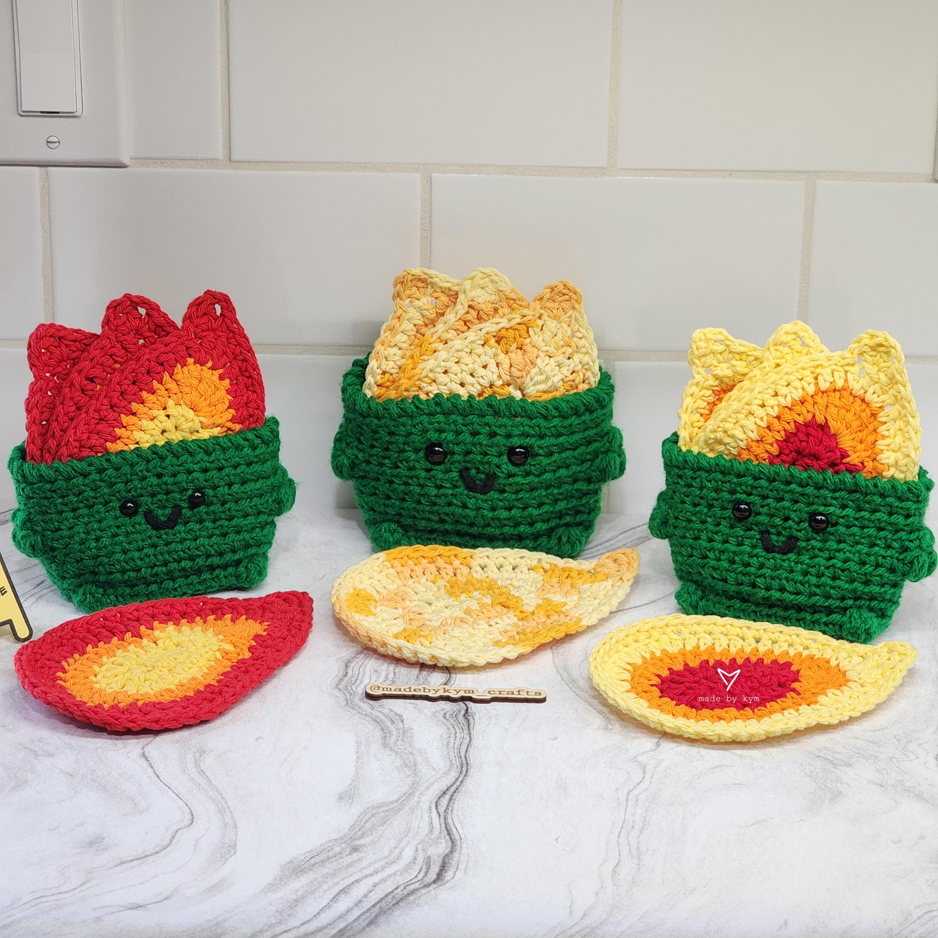 Dumpster Fire Coaster Set Crochet Pattern (digital Download) - Etsy