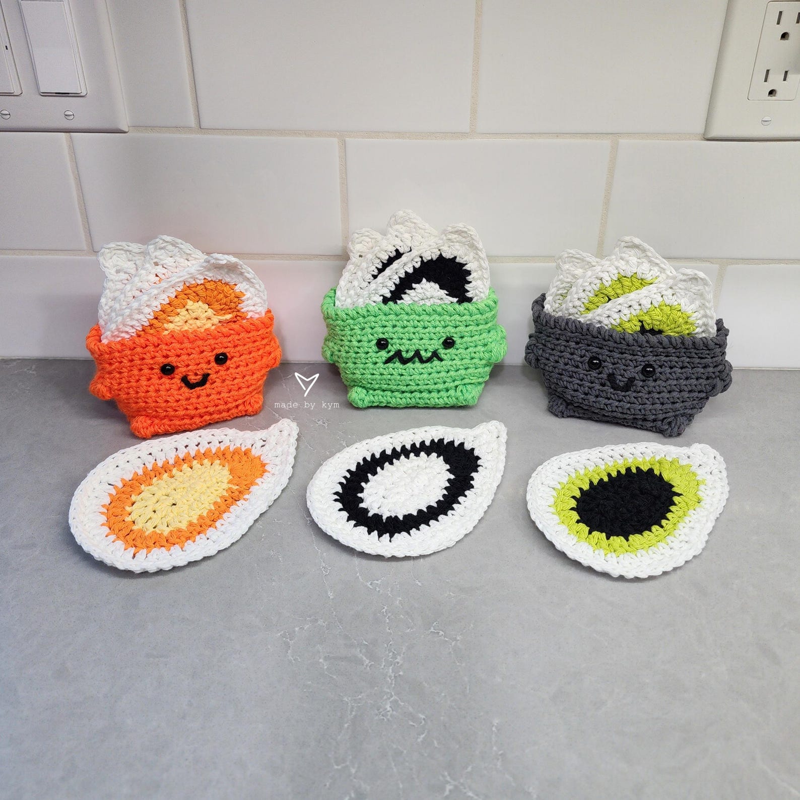 Dumpster Fire Coaster Set Crochet Pattern (digital Download) - Etsy