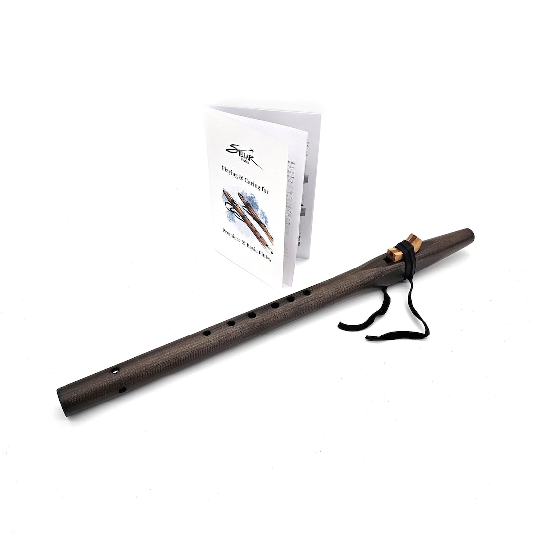 Beginner Native American Style Flute, Iron Stained Cedar, G Key ...