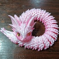 Ball Python Snake Digital .STL File for 3d Printing, Articulated Fidget ...
