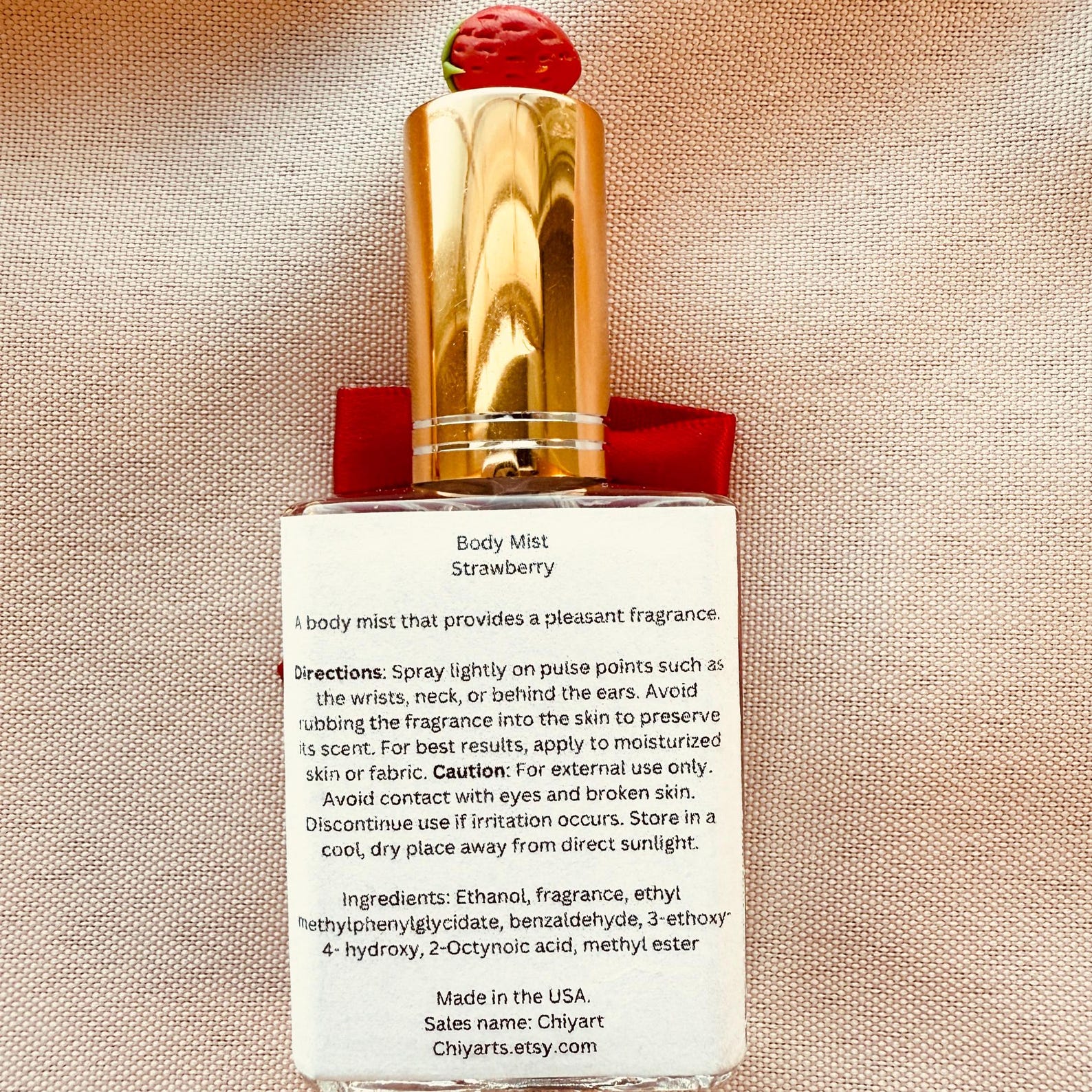 Strawberry Miku Body Mist - Etsy
