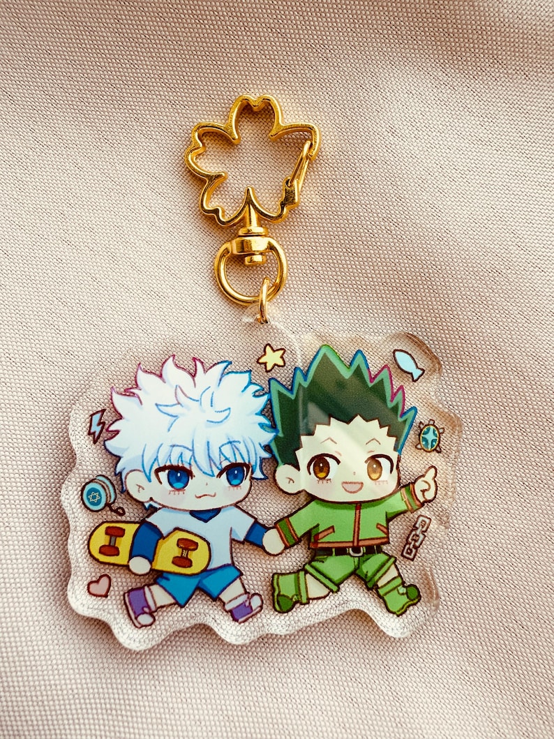 Cute Anime Keychains: Gojo, Nagi, Hunter X Hunter - Etsy