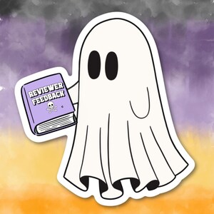 Reviewer 2 Ghost Sticker, Gift for Researcher, Phd Student, Professor ...