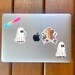 Ghost Scientist Vinyl Sticker, STEM Spooky Sticker, Spooky Science ...