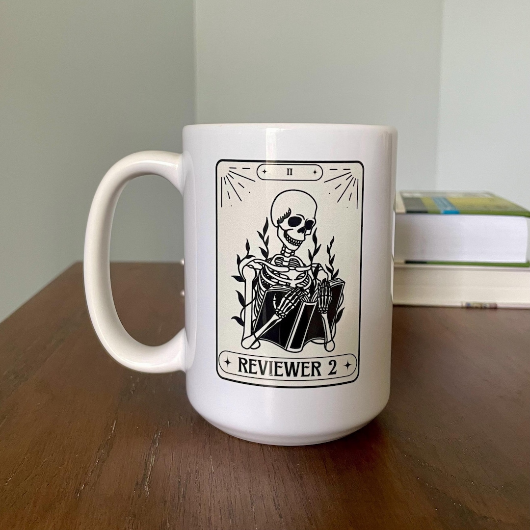 Reviewer 2 Tarot Mug, Gift for Professor, Academia Mug, Researcher Gift ...