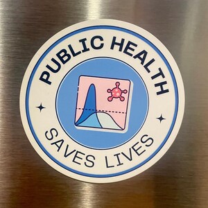 Public Health Saves Lives Badge Magnet, Public Health Gift, Public ...
