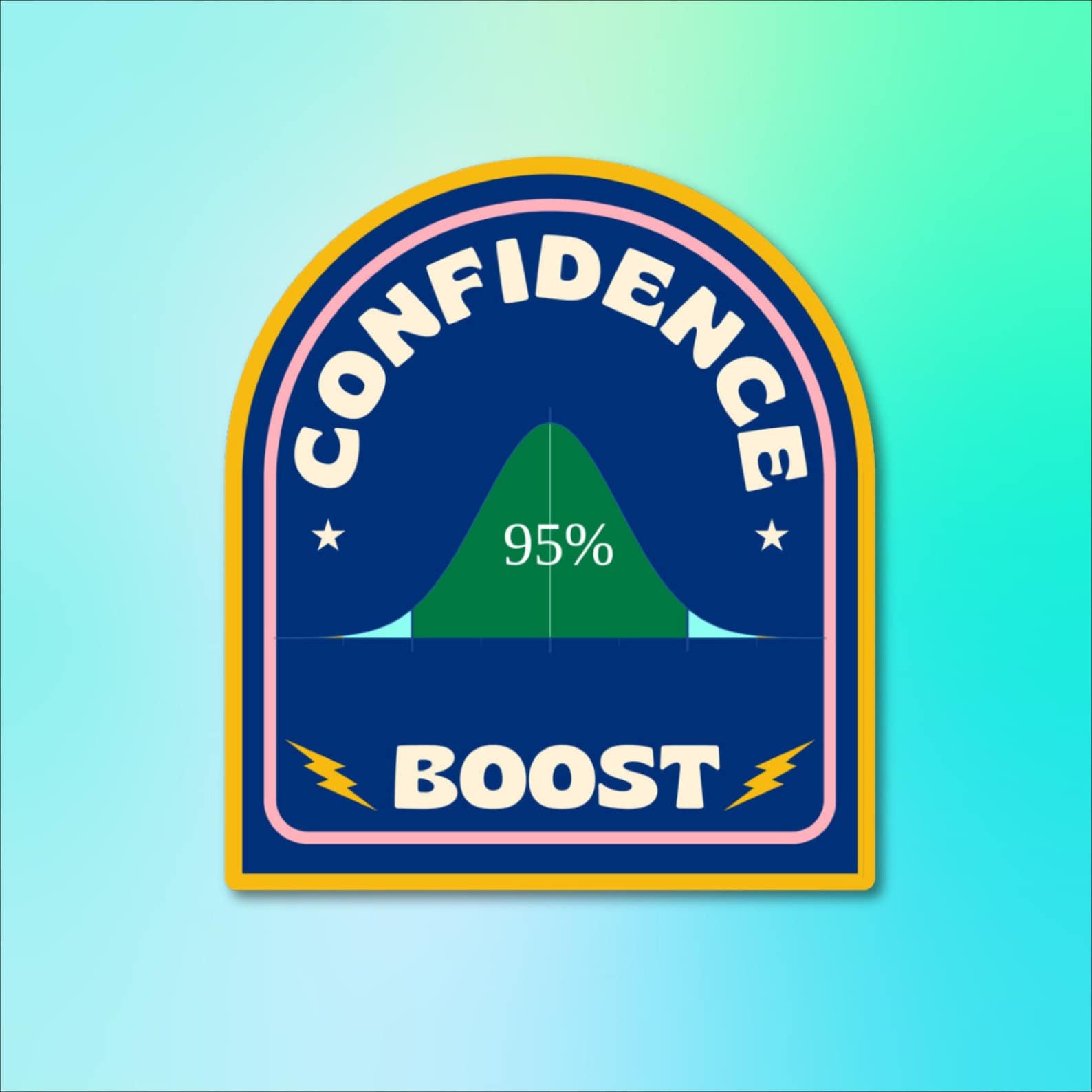 Confidence Interval Sticker: Statistics Student Gift - Etsy