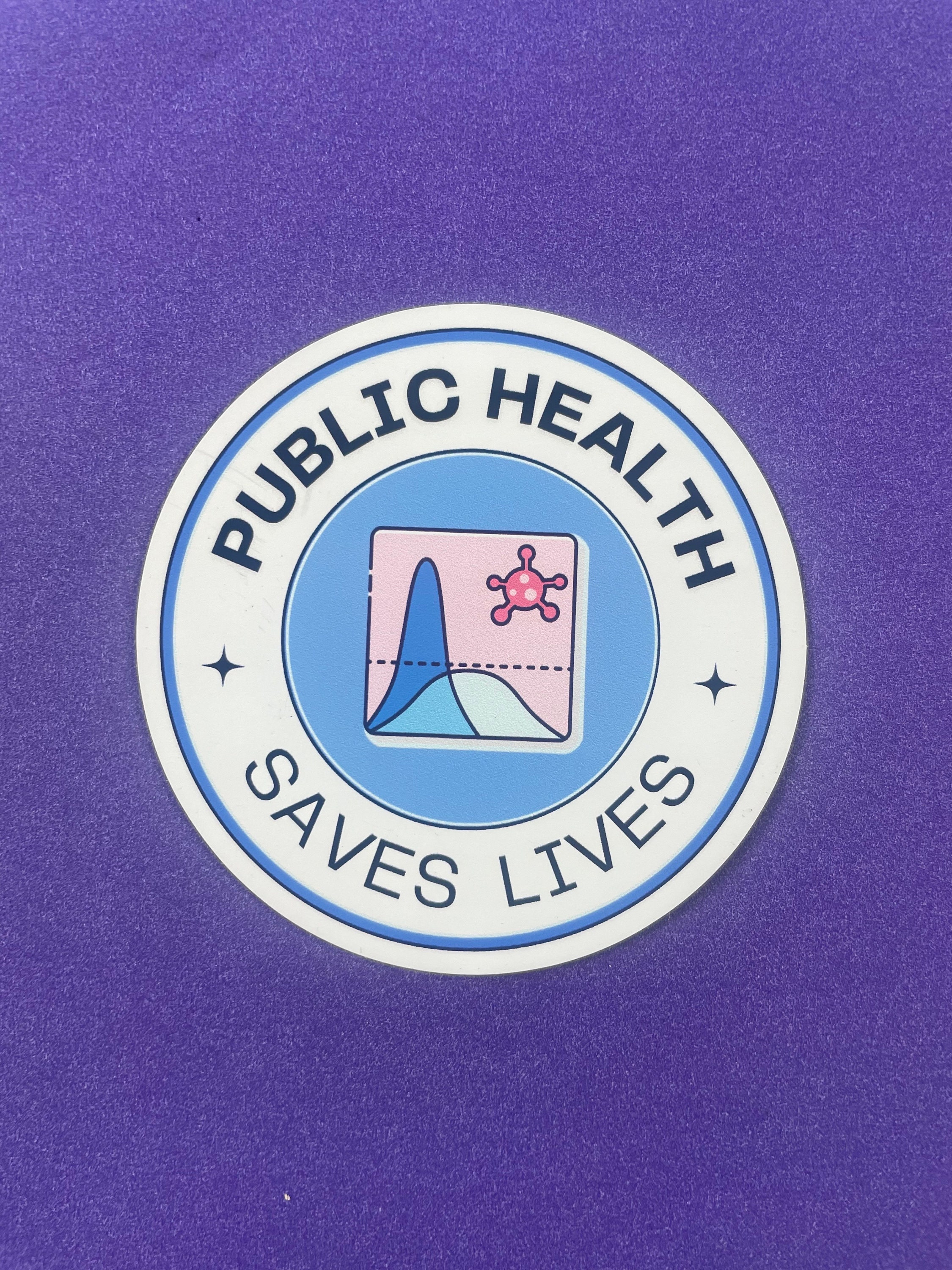 Public Health Saves Lives Badge Magnet, Public Health Gift, Public ...