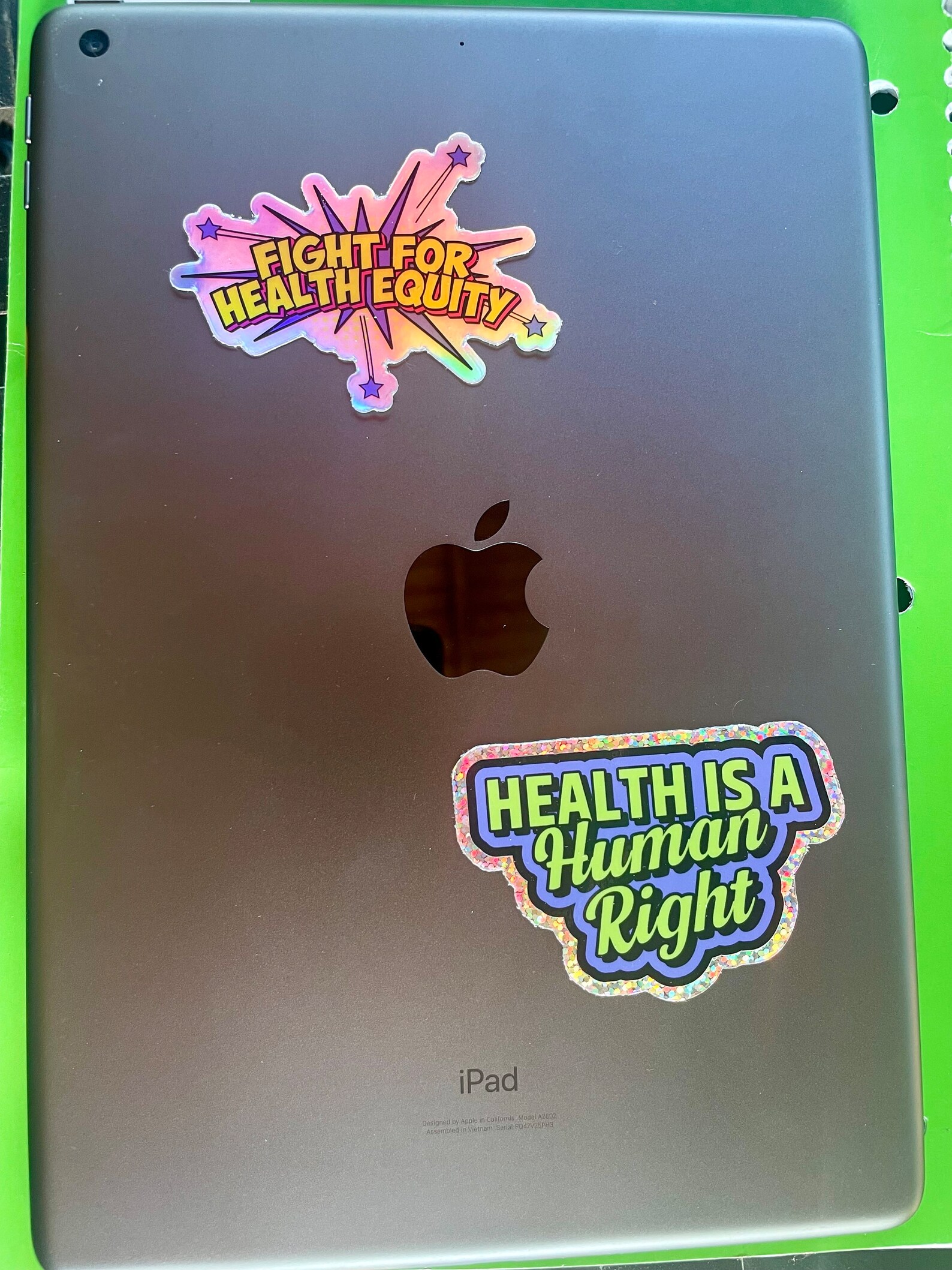 Fight for Health Equity Holographic Sticker - Public Health Decal - Etsy