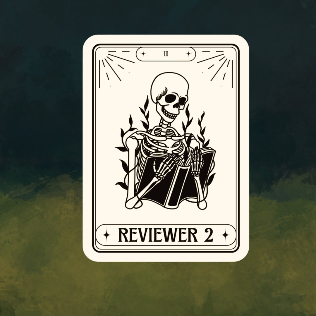 Reviewer 2 Tarot Vinyl Sticker - Etsy