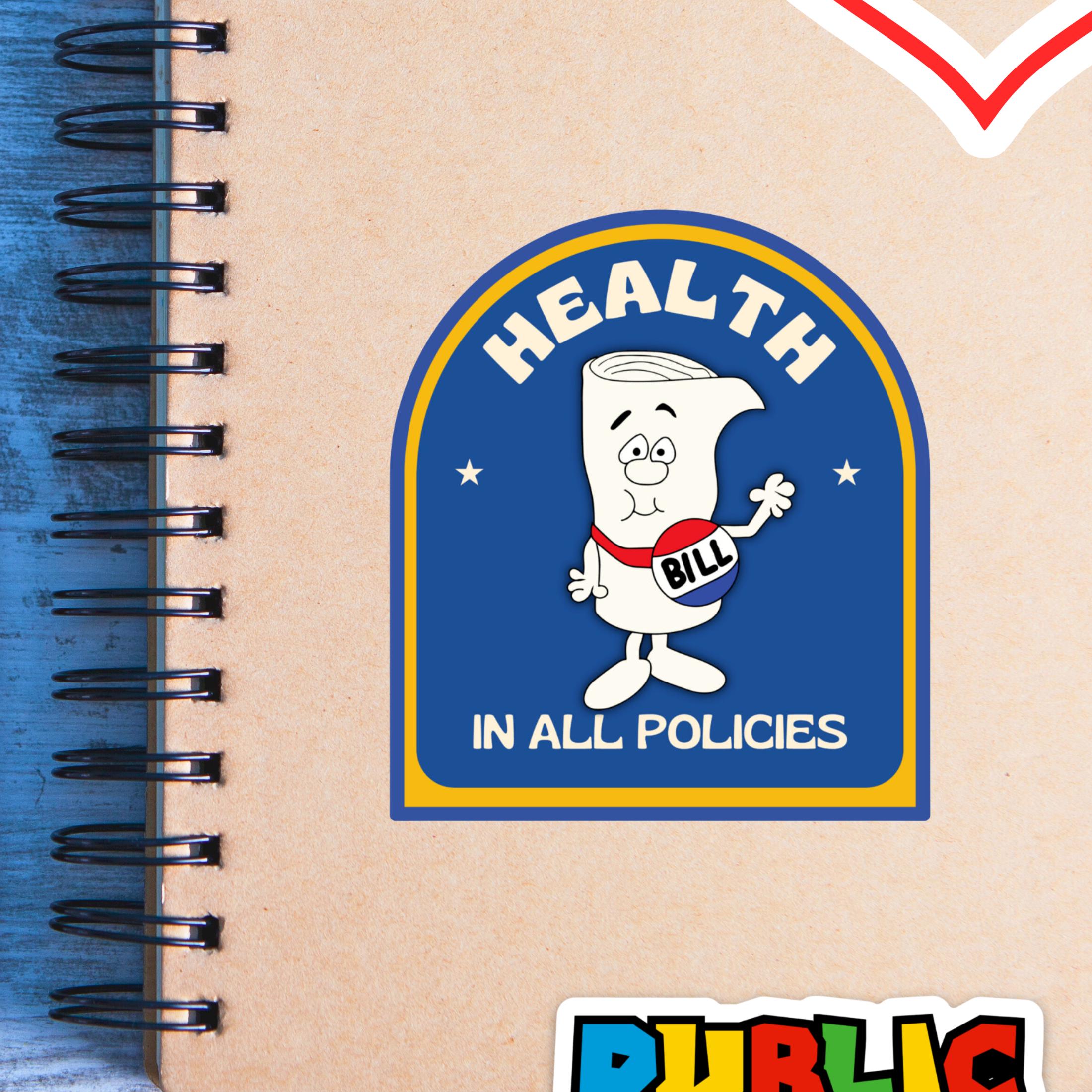 Health in All Policies Vinyl Sticker, Public Health Gift - Etsy