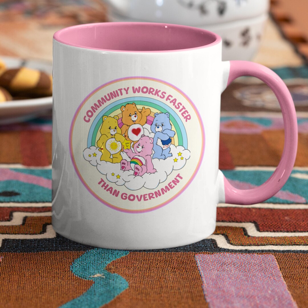 Community Works Faster Than Government Mug, Gift for Activist ...
