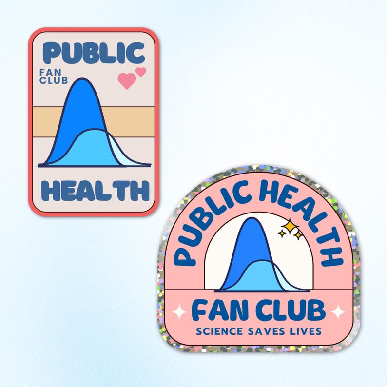 Public Health Fan Club Sticker: Science Saves Lives Vinyl Decal - Etsy