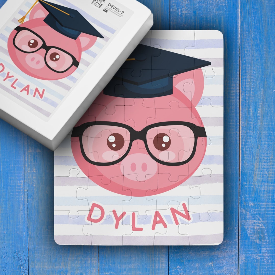 Personalized Kindergarten Graduation Gift Puzzle, Custom Kids Puzzle ...