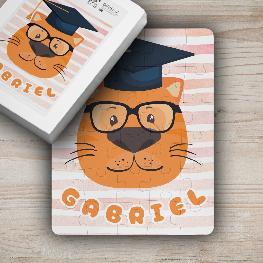 Personalized Kindergarten Graduation Gift Puzzle, Custom Kids Puzzle ...