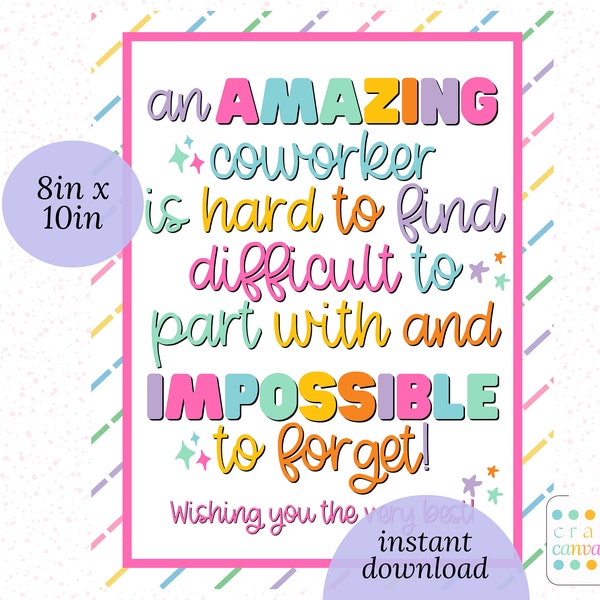 Coworker Farewell - Etsy