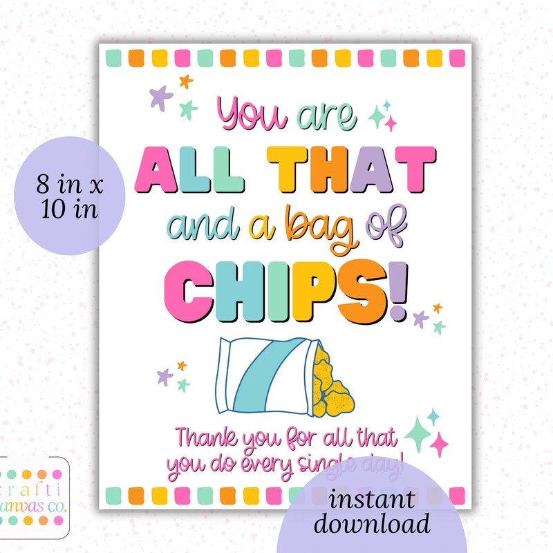 Sayings for Chip Bags - Etsy