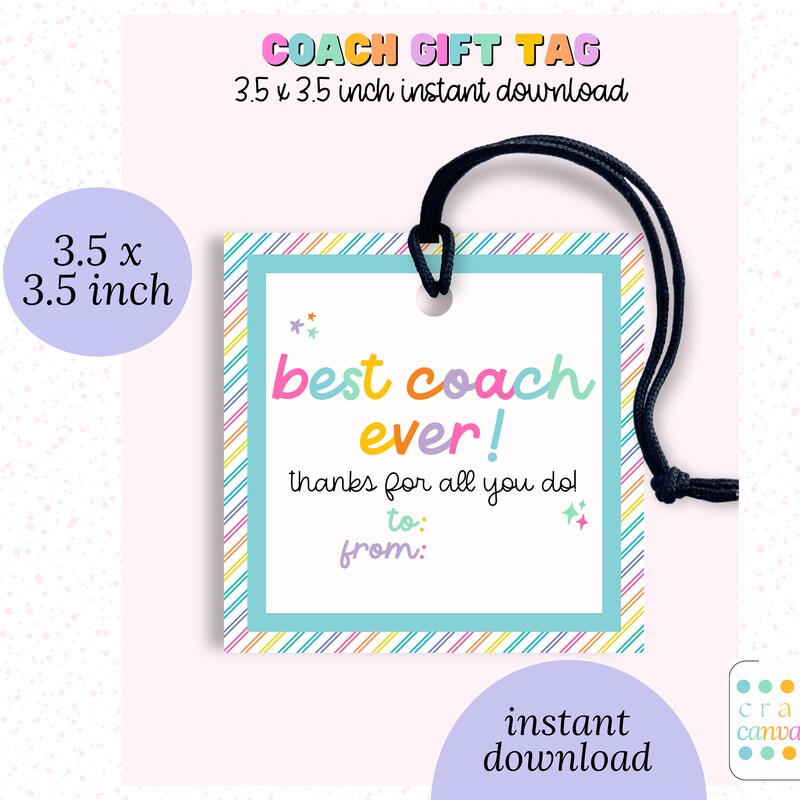 Soccer Thank You Tag - Etsy